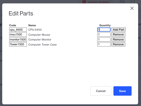 Inventory Kit Builder – Miva